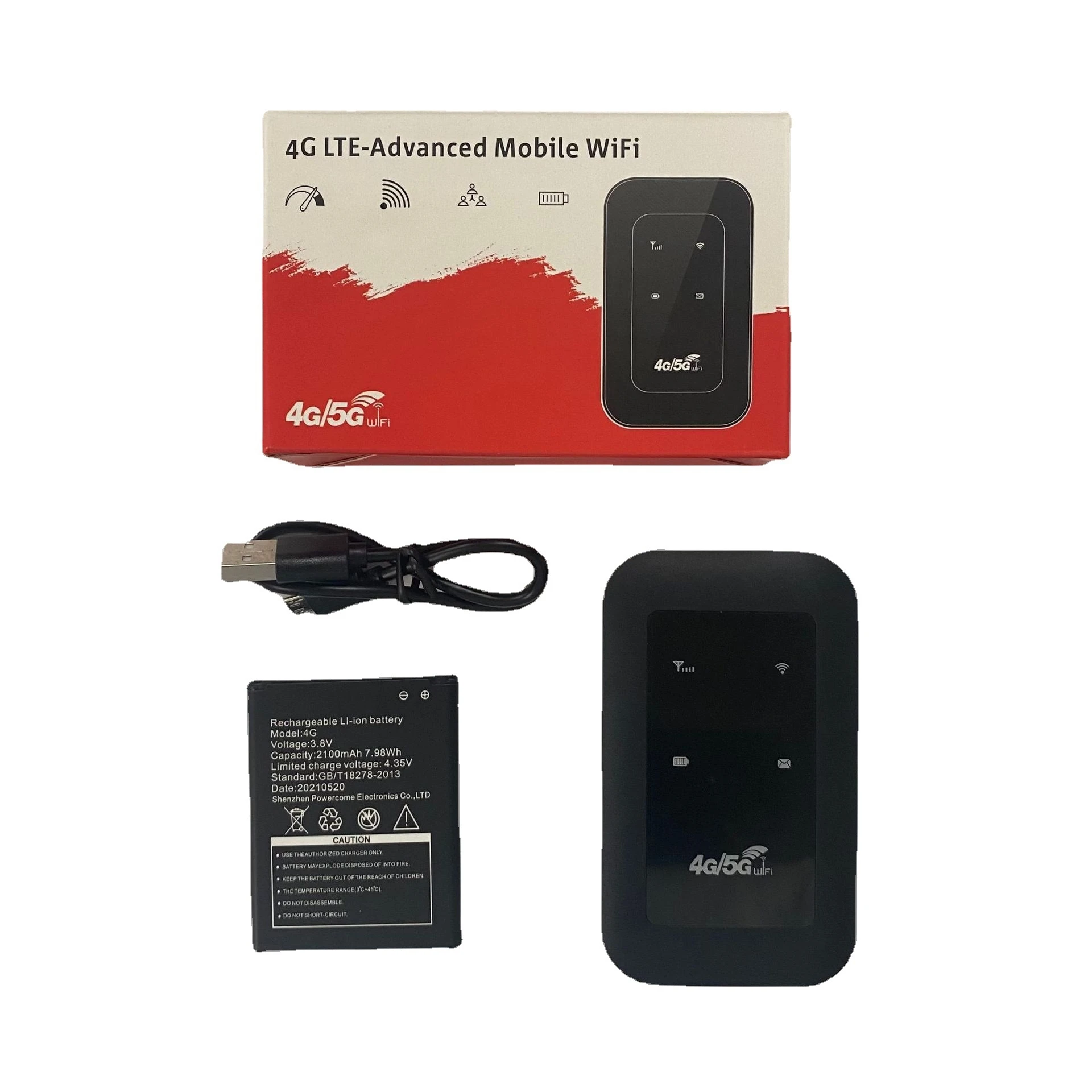 4G LTE Pocket MF800 MiFi Router - 150Mbps Mobile WiFi with SIM Card ...