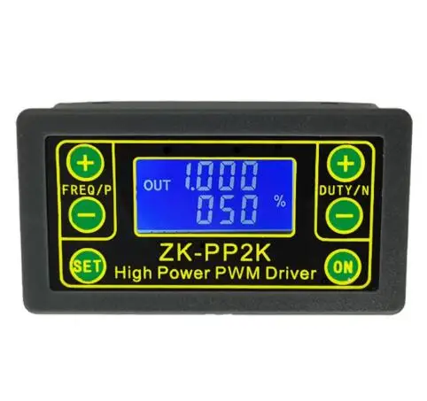 Zk-pp2k Pwm Signal Generator 8a Driver Module For Motor/lamp Dual Mode Lcd Pwm Pulse Frequency ...