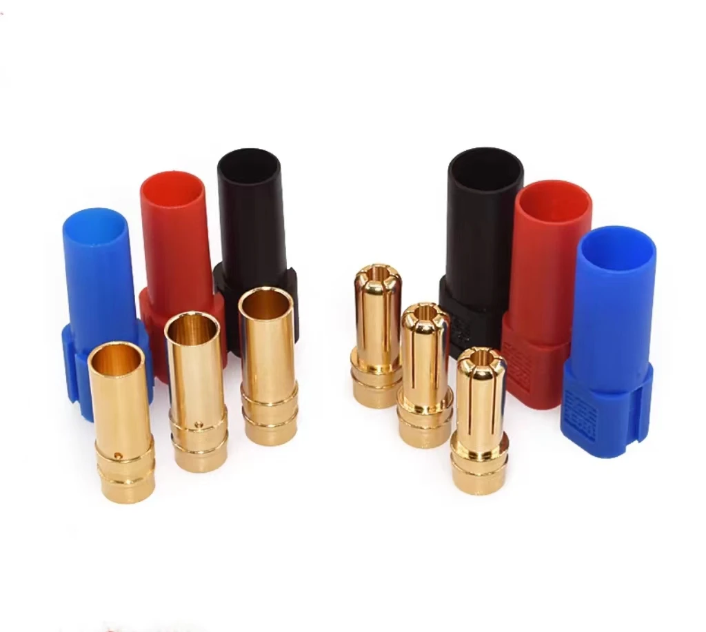 Xt150 Connector Adapter 6mm Male/female Plug High Rated Amps For Rc Lipo Battery 6mm 120a - Buy ...