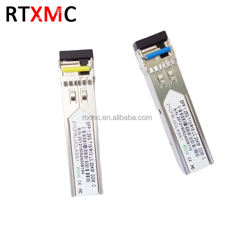 Sfp 1.25g Wdm / Bidi / Simplex Duplex Mm Sm Lc / Sc Ddm 1000base Mini ...
