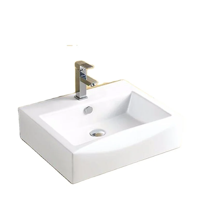 Aquacubic Modern Small Size Counter Top Bathroom Ceramic Wash Basin ...