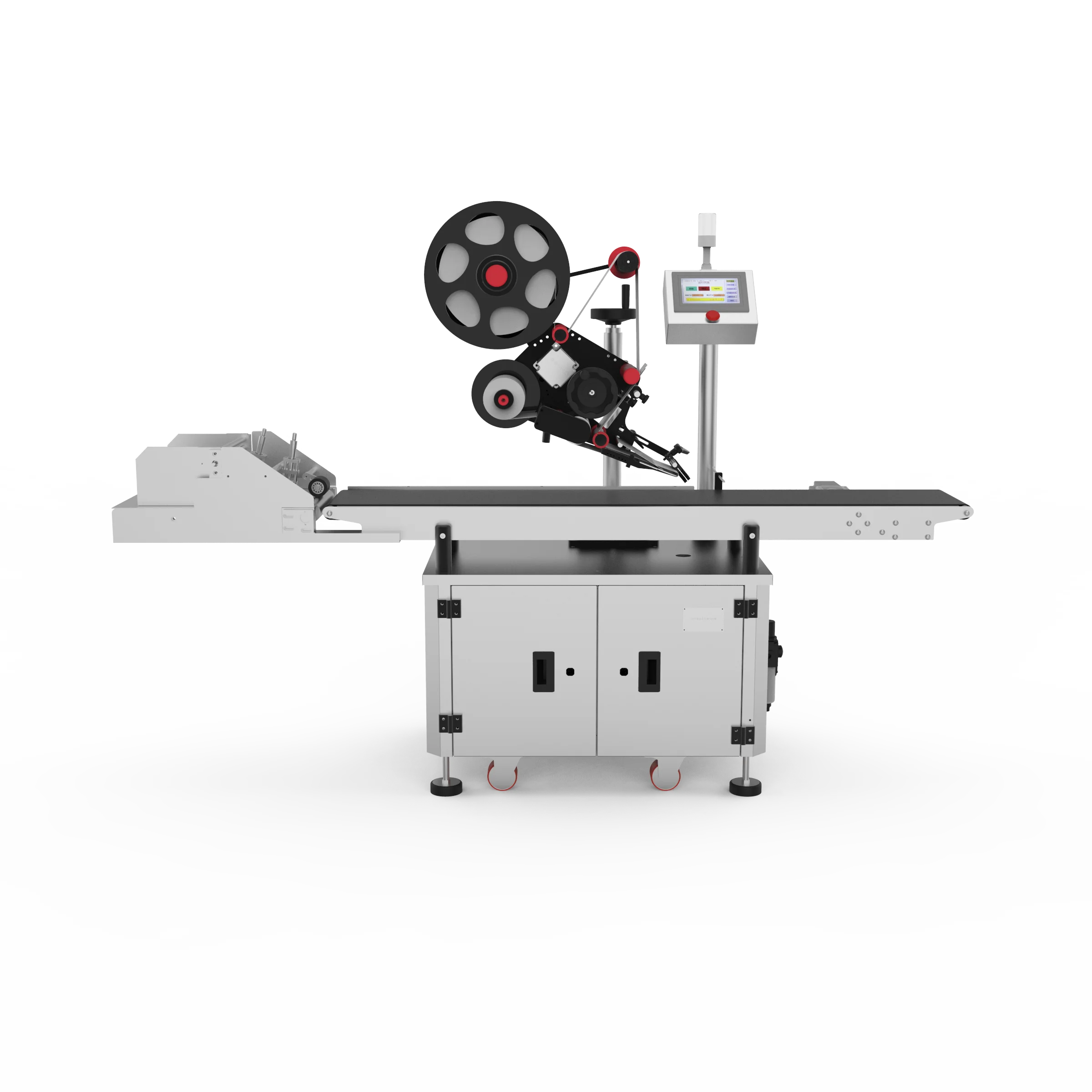 2023 Automatic Sheets Top Flat Labeling Machine Auto Feeder Flat Box ...
