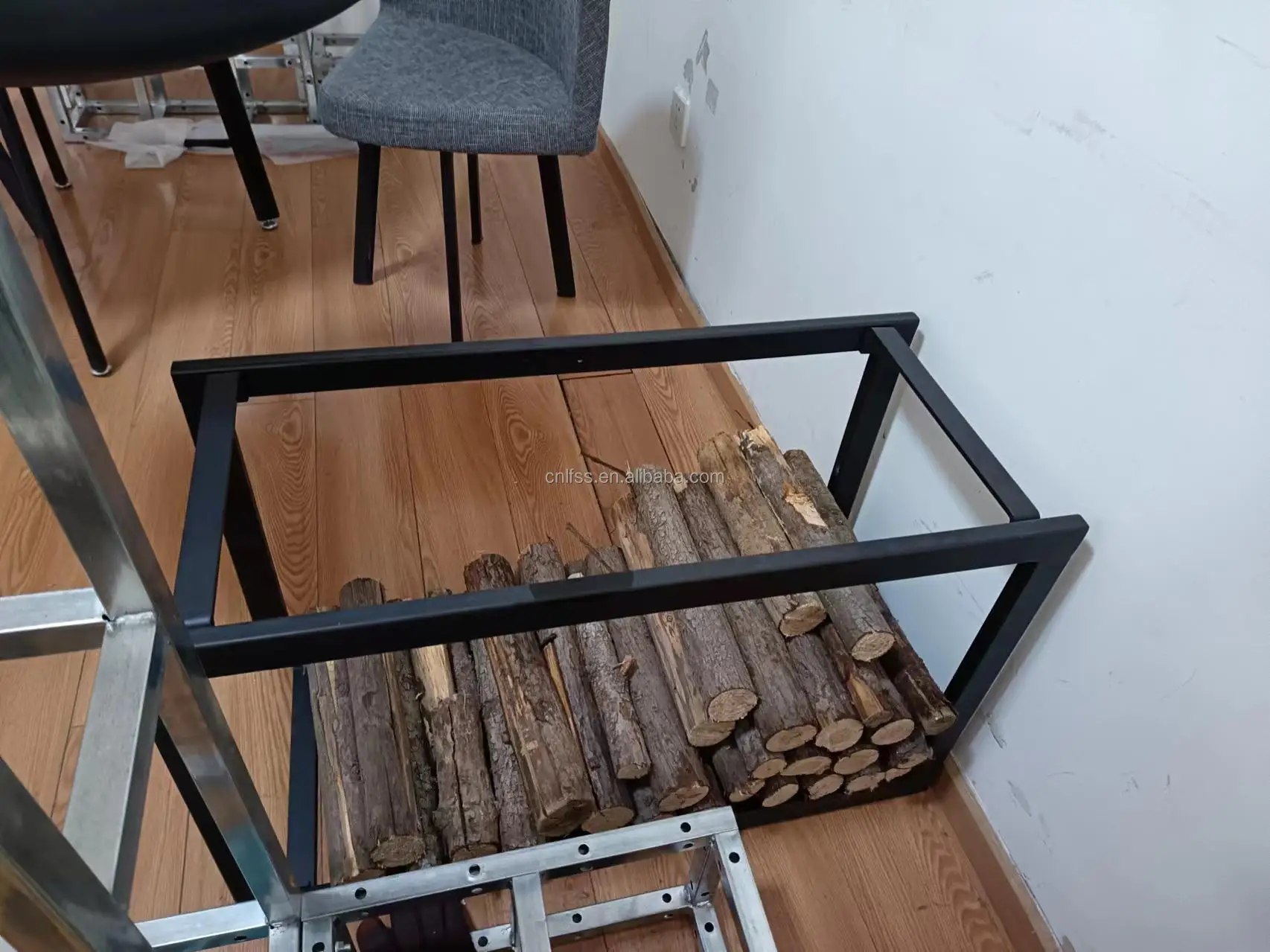 Square 800mm Firewood Rack - Durable & Stylish Log Holder