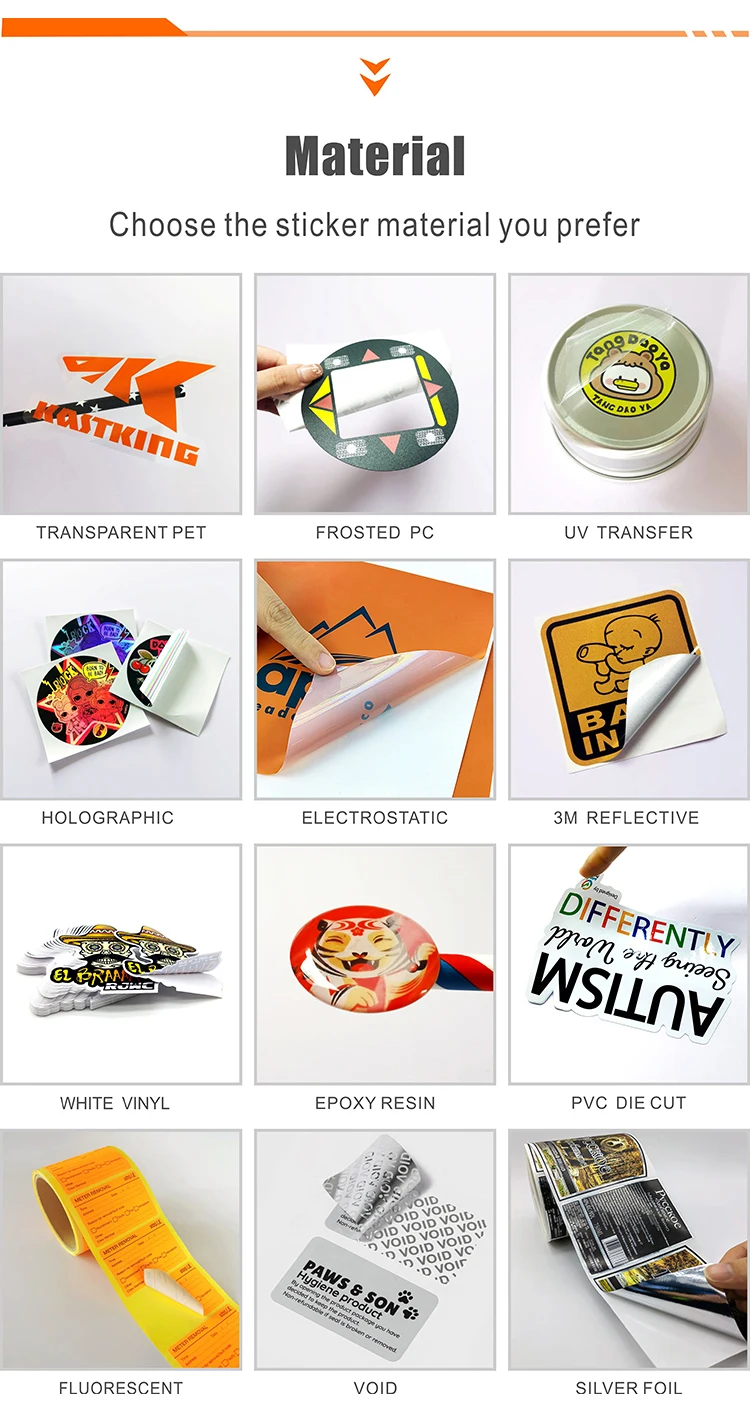 Custom Waterproof UV 3D Lip Gloss Stickers for Packaging