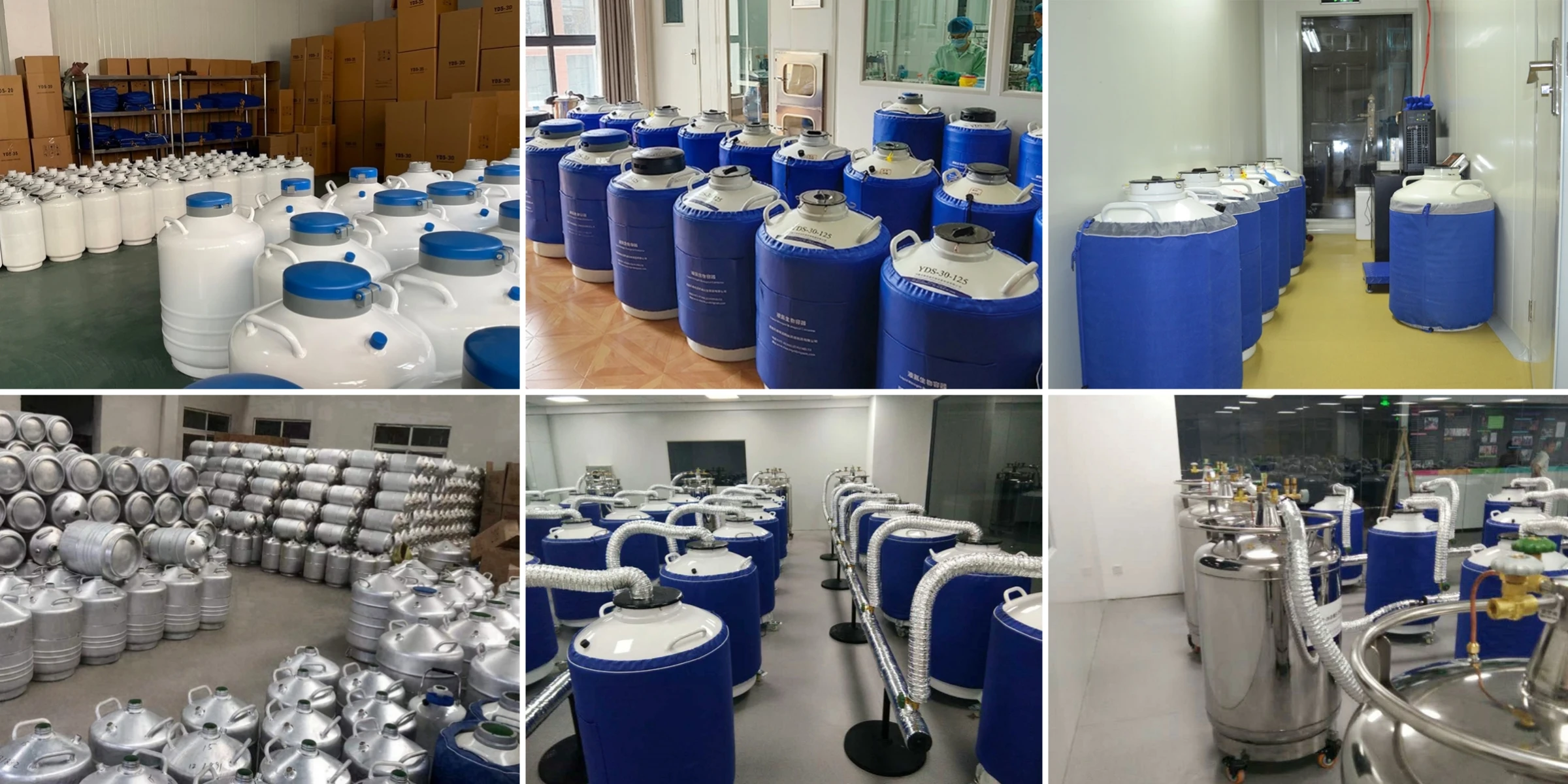 Lab 30 Liters Artificial Insemination Cryogenic Semen Storage Liquid ...