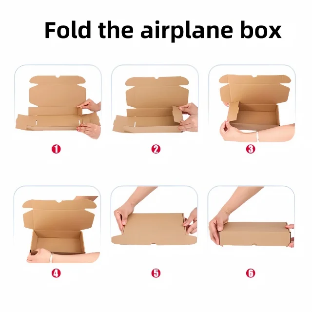 Wholesale Customizable 2mm Recycled Kraft Express Boxes Foldable UV ...