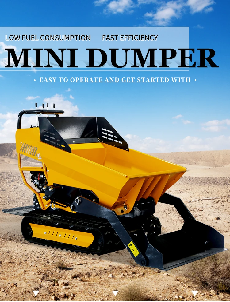Efficient Small Crawler Dumper - Ideal for Handling Tasks
