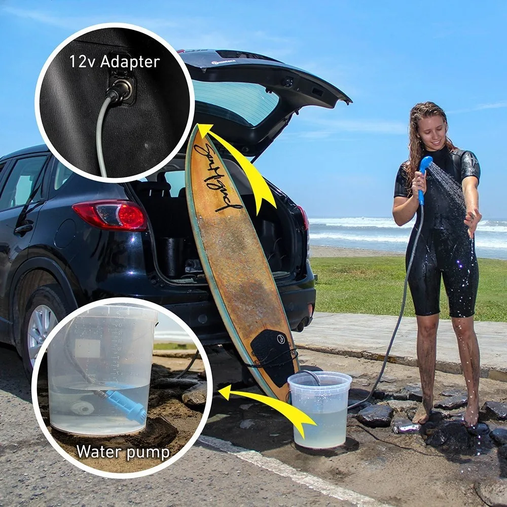Small Car Shower - Portable Camping and Travel Solution