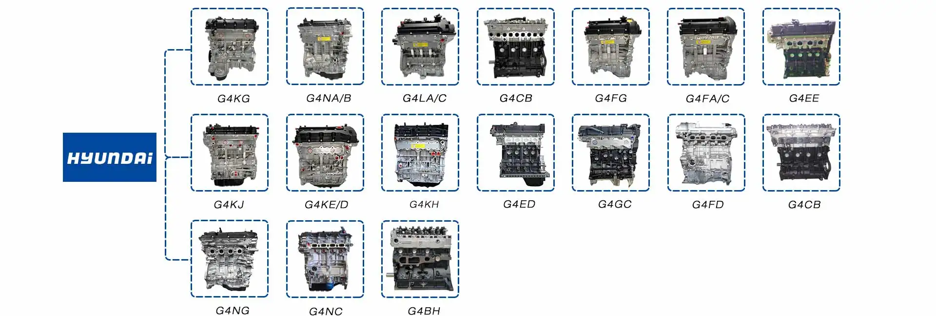 Newpars New G4LA 1.2L Engine Long Block Assembly for HYUNDAI I20 KIA ...