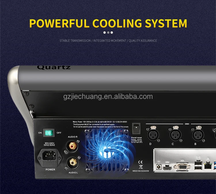 Tiger Quartz DMX Controller - I5 I7 Stage Lighting Console