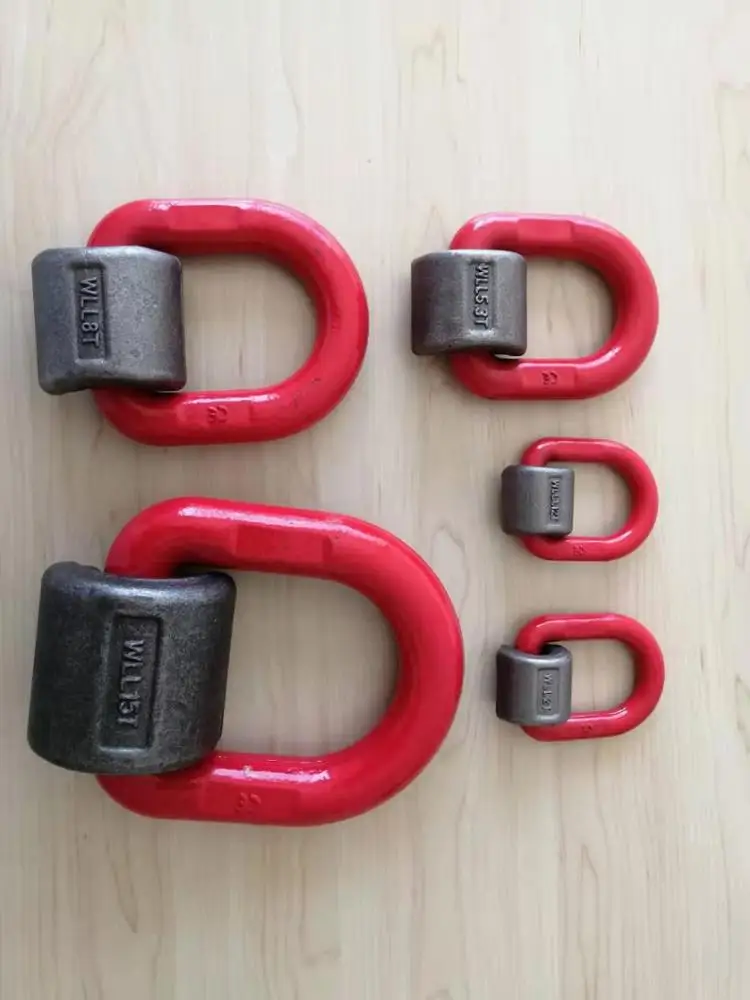 1.12t 2t 3t 5t 8t 15t Welded Lashing Metal D Ring - Buy Metal D Ring ...