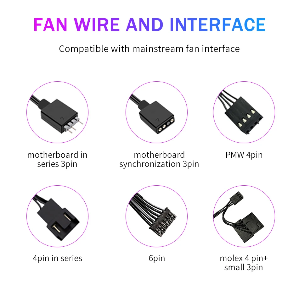 Lovingcool New Design Mirror Fan Rgb 120mm Cooling Computer Fan Gaming ...