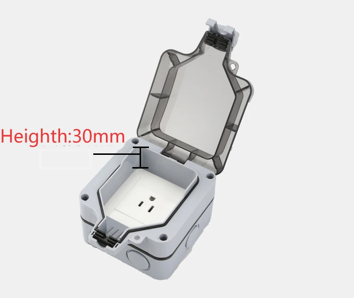 Ip66 Penggunaan Luar Ruangan Tunggal Tahan Air Sakelar Dinding Kotak ...