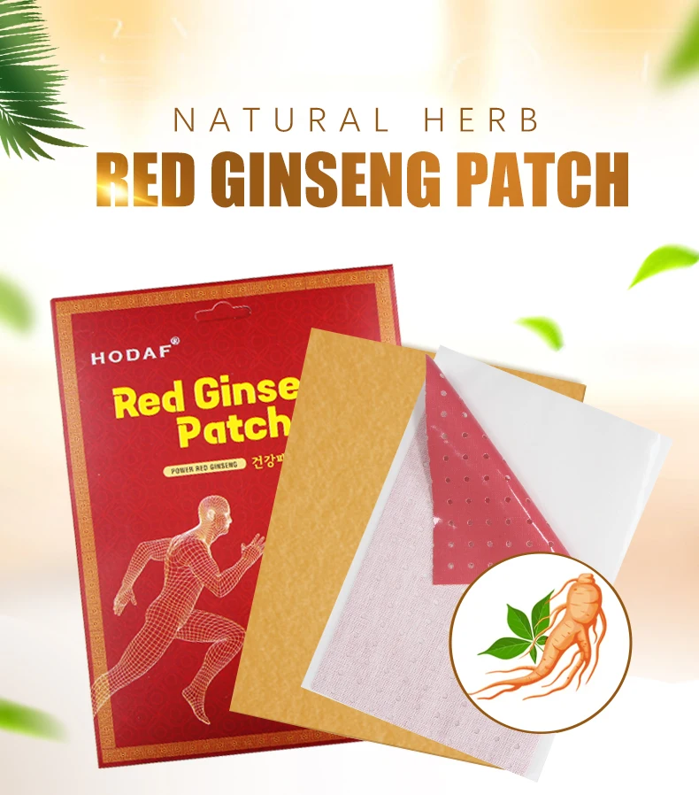 New Products Korean Herbal Red Ginseng Knee Neck Back Pain Adhesive ...