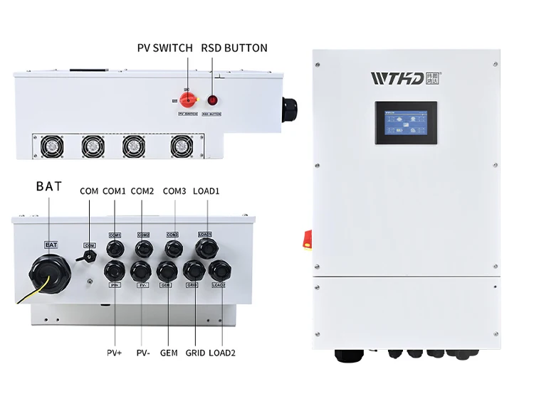 WTHD Hybrid Solar Inverter - 8KW Efficiency & Parallel Kit