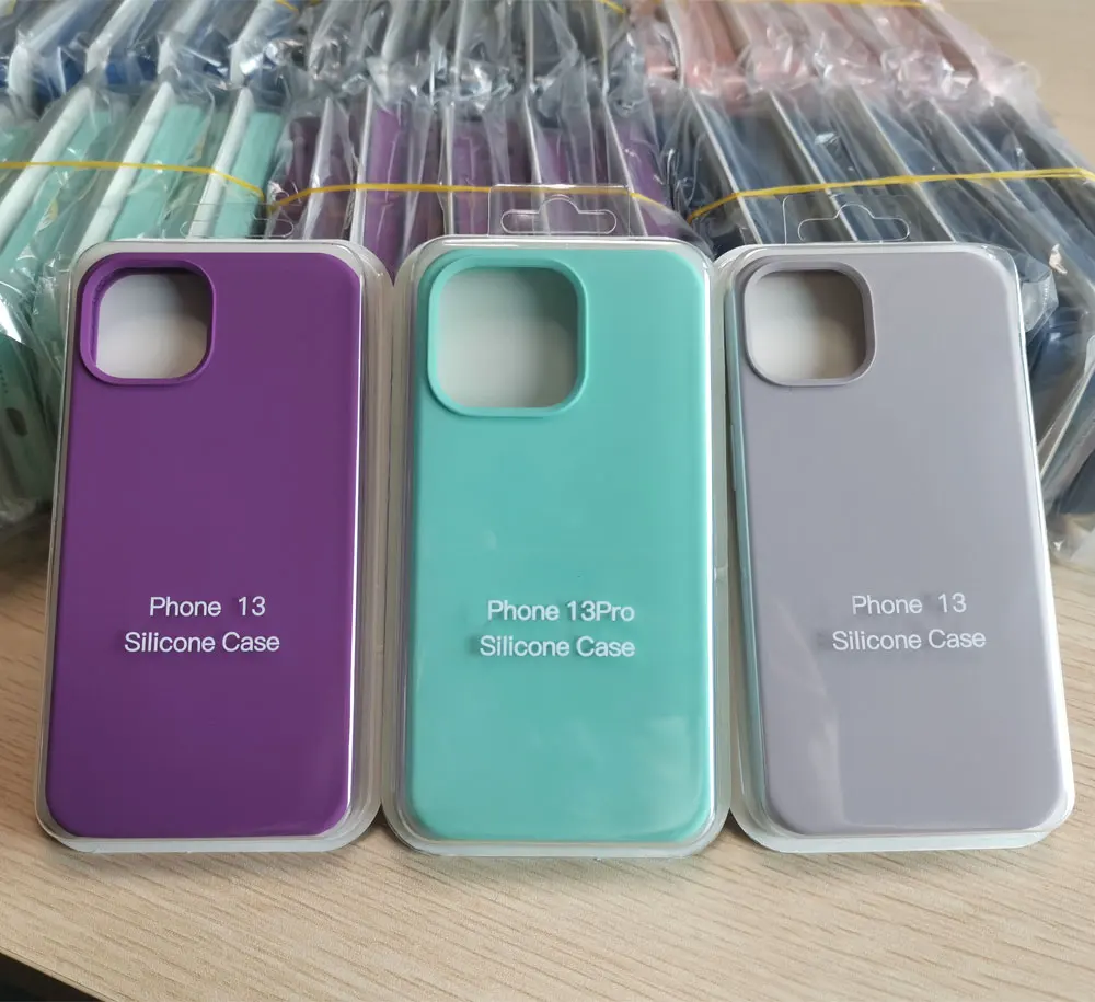 For Iphone Apple Silicone Case Customized Logo Liquid Silicone Cover ...