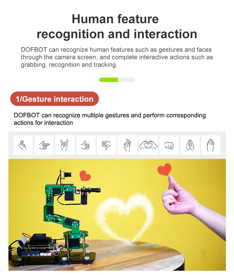 Yahboom Ai Visual Robot Arm Ros Open Source Programming Kit With ...