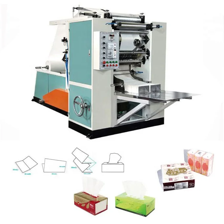 High Speed Automatic facial tissue paper towel making machine for small ...