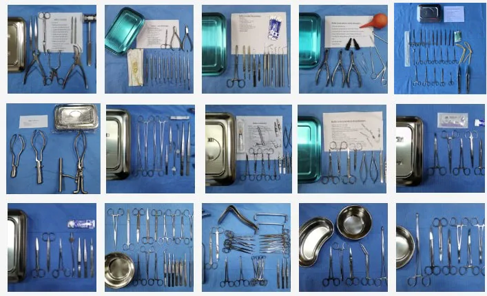 Surgical Dressing Kit Box - Medical Wound Dressing Instrument Set for ...