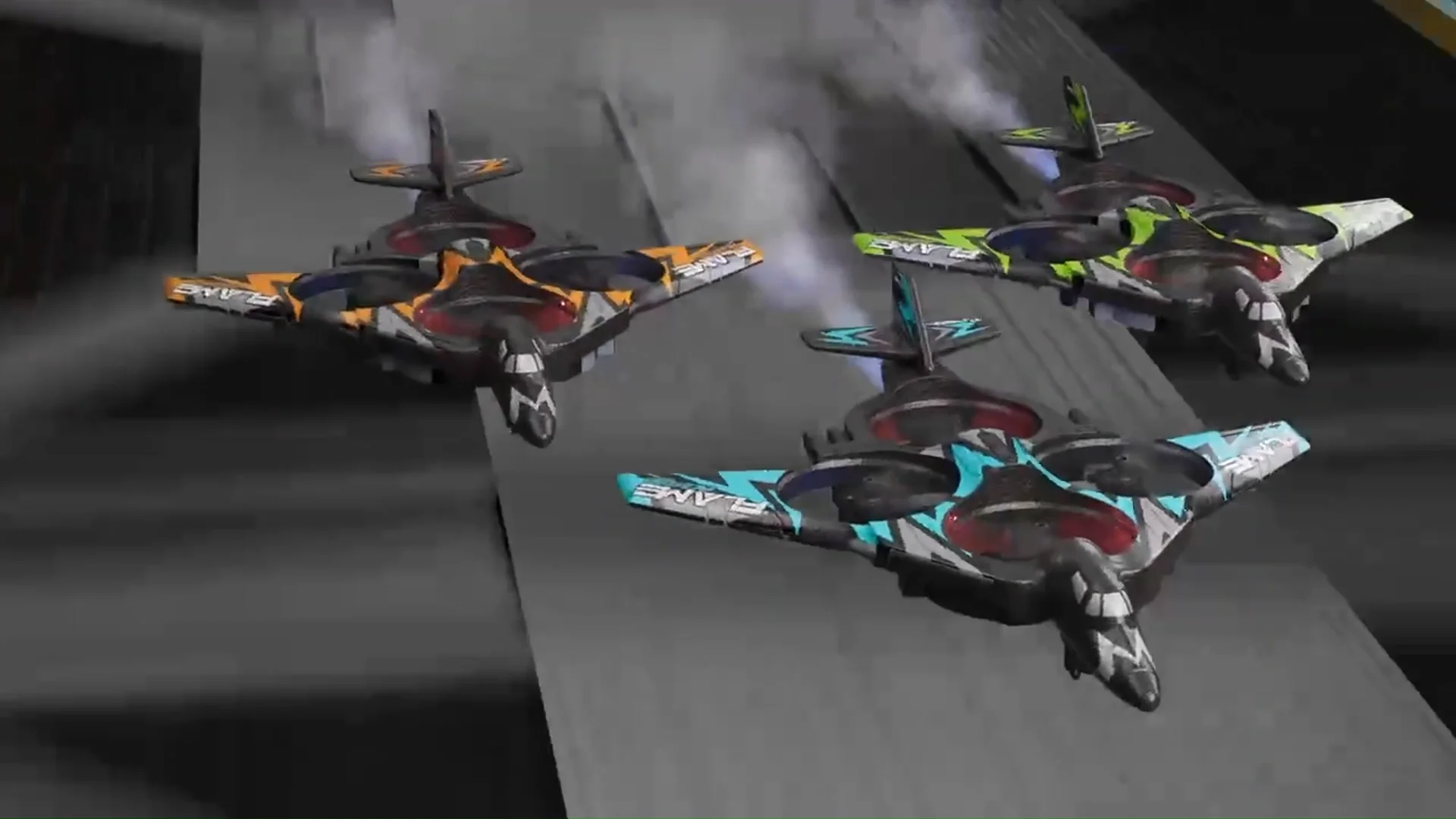 E Luxury Green Orange Blue Airplane Rc Private Jet Aircraft Plane ...