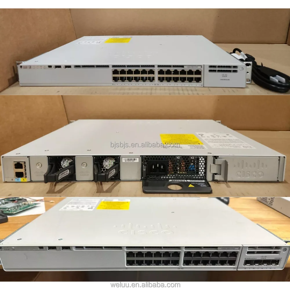 C9200-24P-E NIB Cisco Catalyst 9200 24 Ports PoE+ With Modular Uplink ...