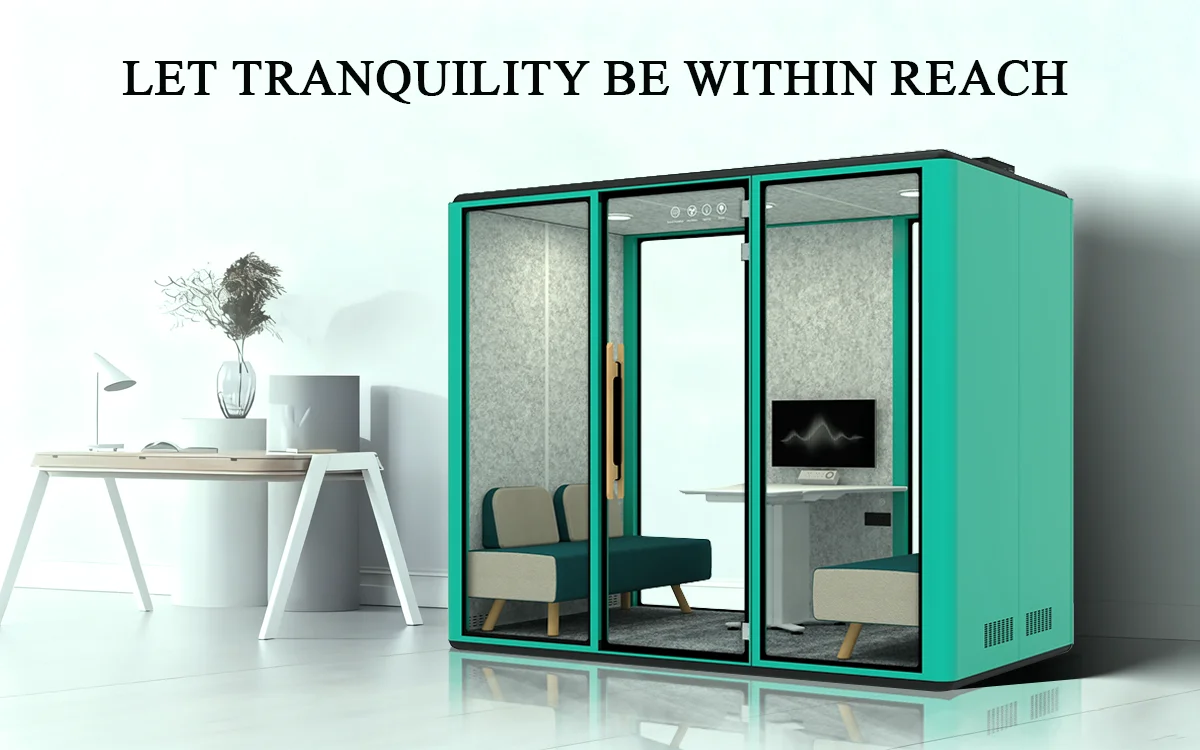 High-End Movable Modern Aluminum Alloy Office Pods Soundproof Multi ...