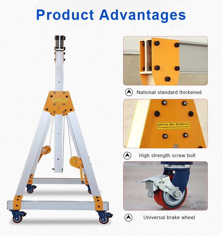 1000kg to 5000kg Portable Gantry Crane - Efficient Lifting