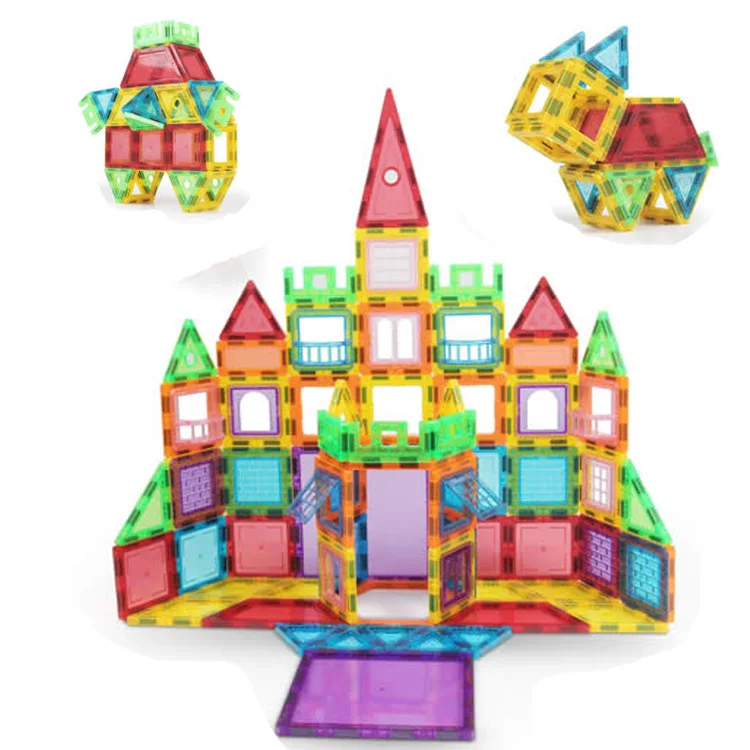 Magnetic Learning Educational Toys 3d Colorful Magnetic Building Blocks ...