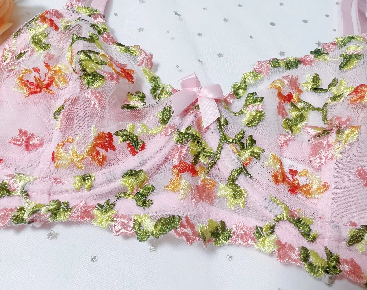 Shop Our Women's Classic French Floral Embroidery Lingerie