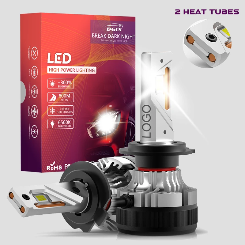 High Brightness White Universal Car H4 Led Headlight Bulb G12w 30000lm 170w Auto H13 H1 H7 9005 ...