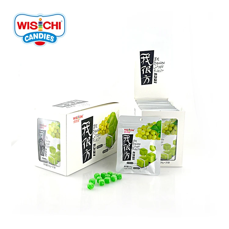 Free Sample Good Taste Fruit Nugget Flavor Mini Soft Candy Halal Cube ...