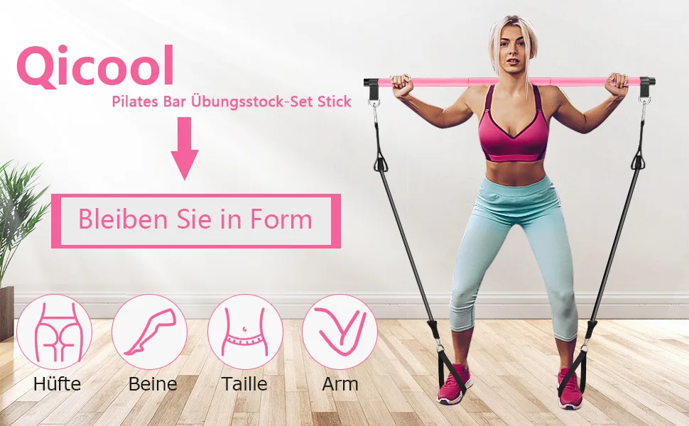 Pilates Bar Kit - Enhance Your Home Gym Fitness Routine