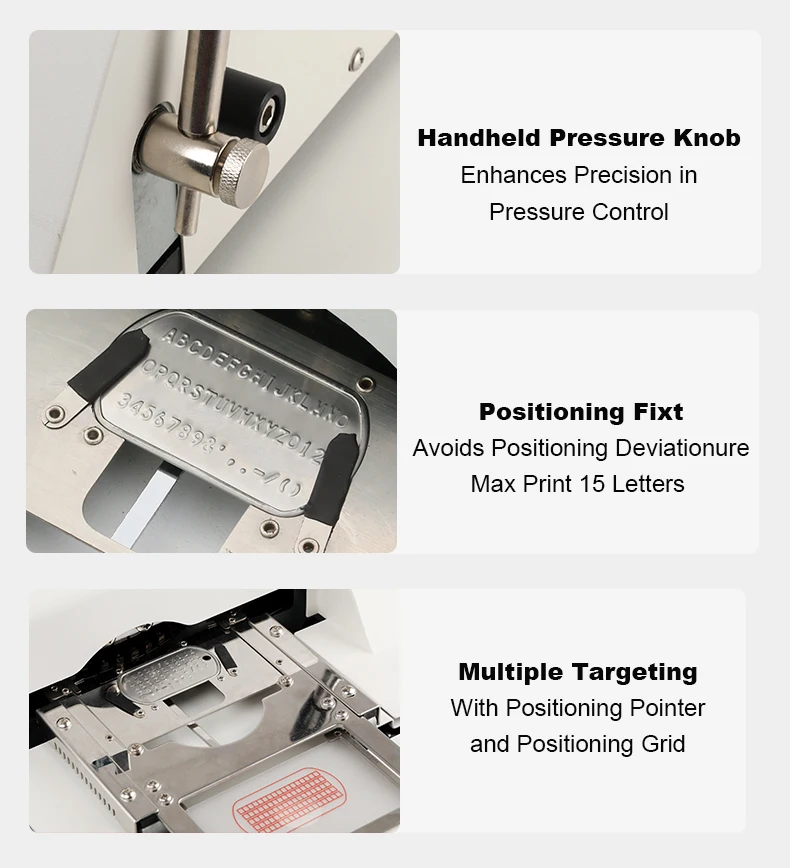 52 Characters Dog ID Card Tag Embossing Stamping Letter Manual Machine ...