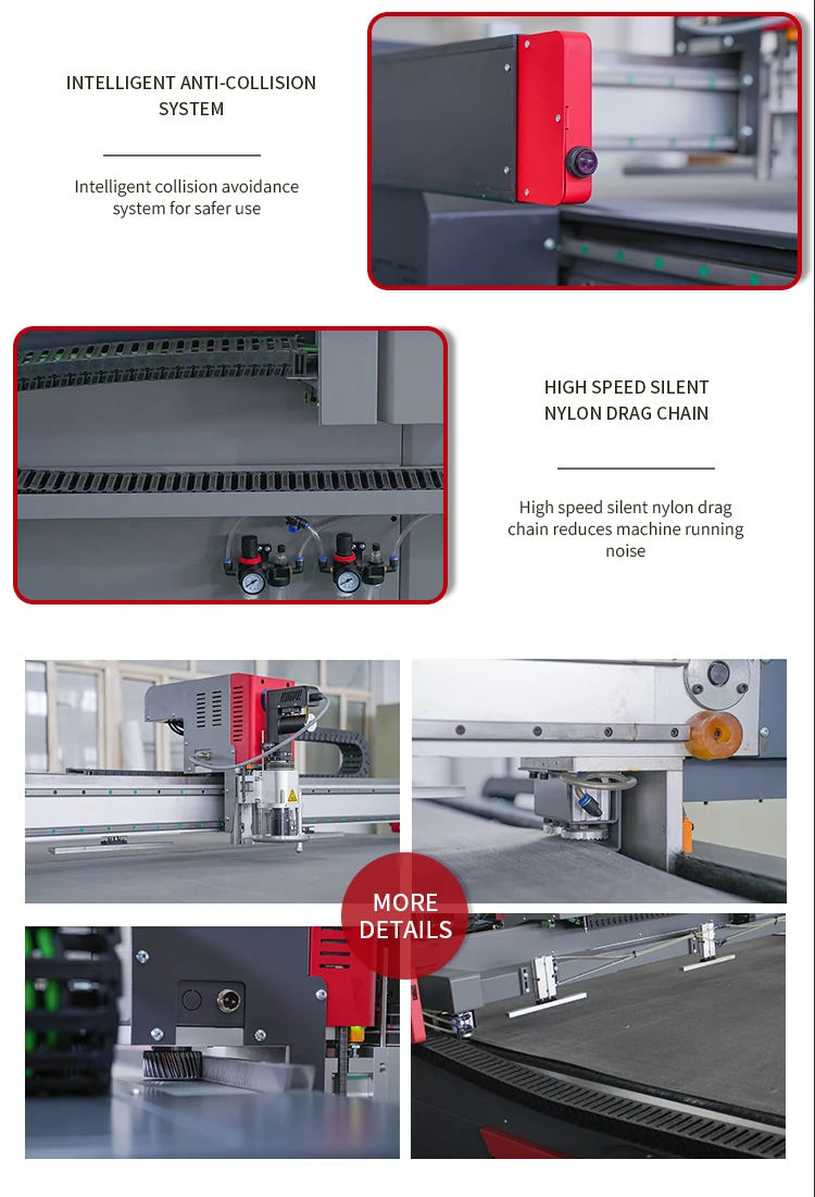 Cnc Vibrating Knife Oscillating Blade Cutting Machine For Rebound ...