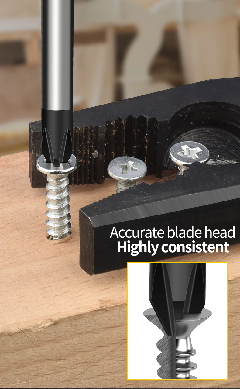 6mm High Quality Large Handle Screwdriver Cross Shape Flat Mouth ...