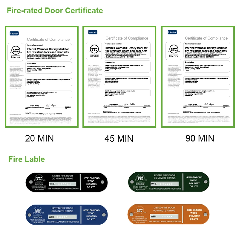 Commercial Hollow Core Fire Rated Door Steel - Sinron
