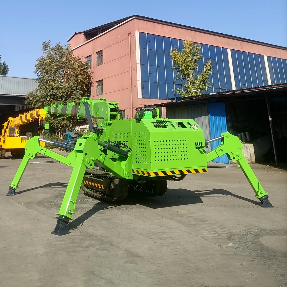 8M To 24M Outdoor All Terrains Crawler Lifting Crane 3T Jib Spider Crane| Alibaba.com
