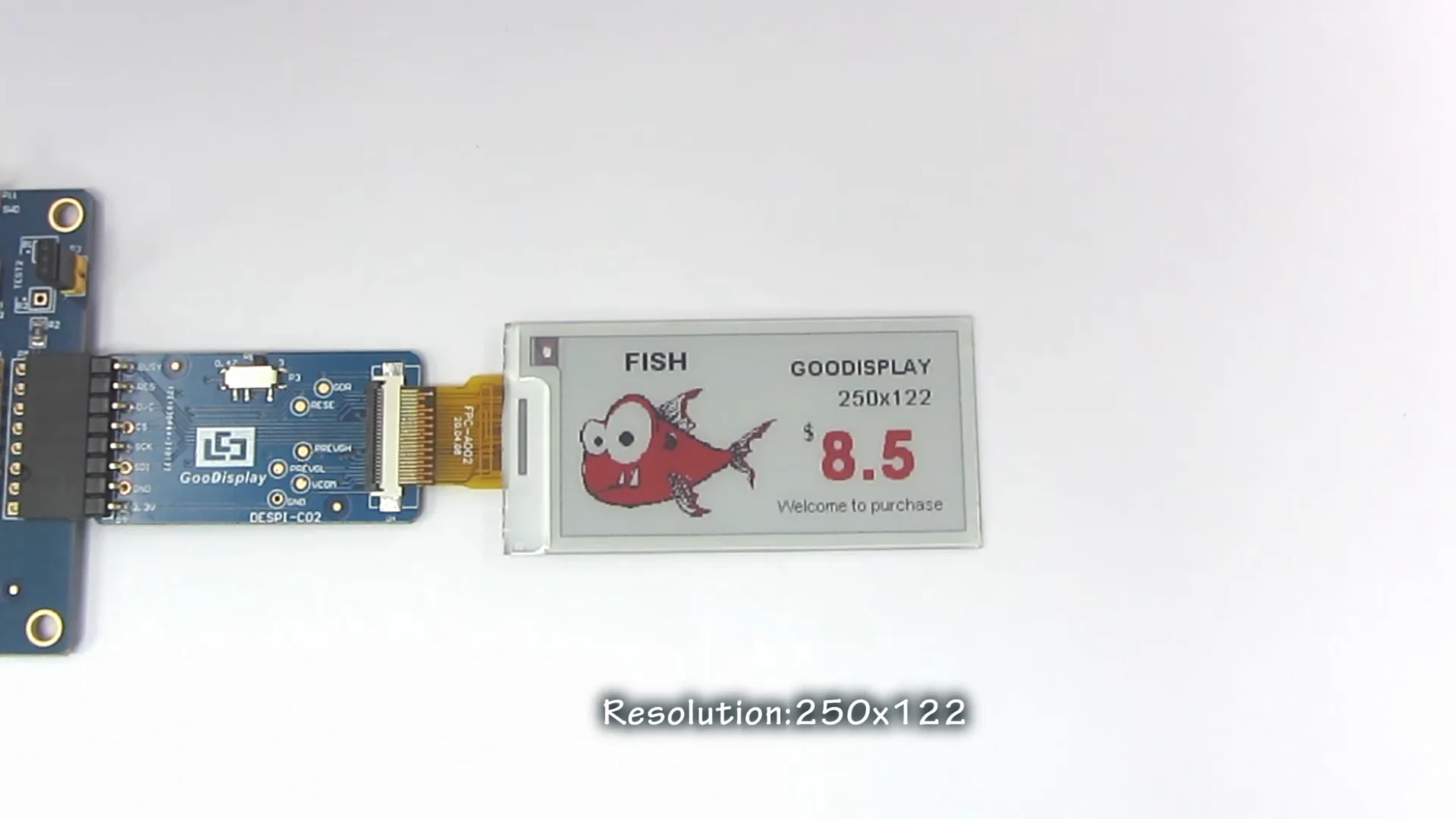 2.13inch E-paper Transparent E-ink Display Color Eink Screen Thin For Retail - Buy 2.13inch E ...