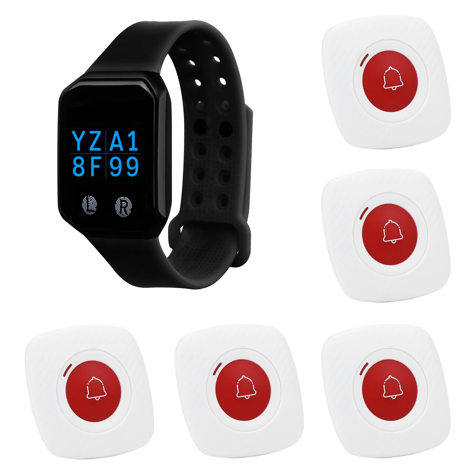 Byhubyeng One Watch Pager 5 Call Buttons Best Wholesale Price ...