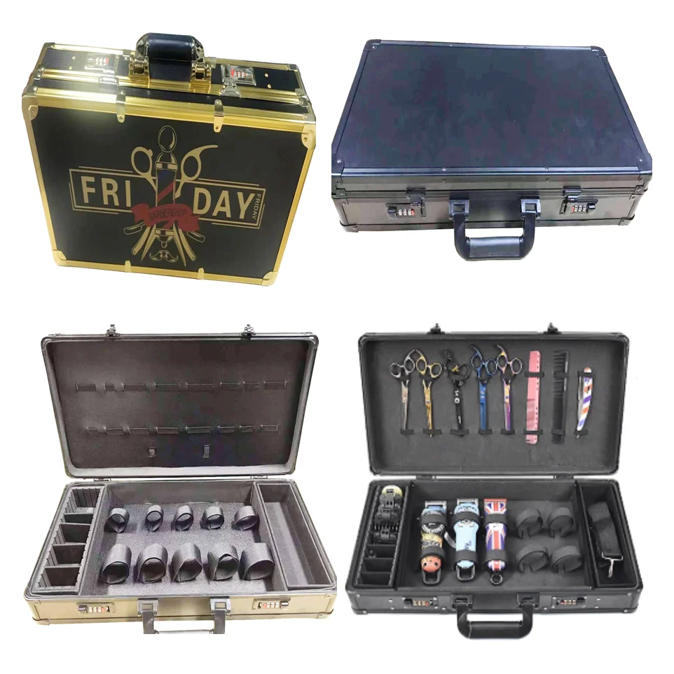 Custom Aluminum Barber Tool Travel Case Barber Carrying Case Box Hair ...