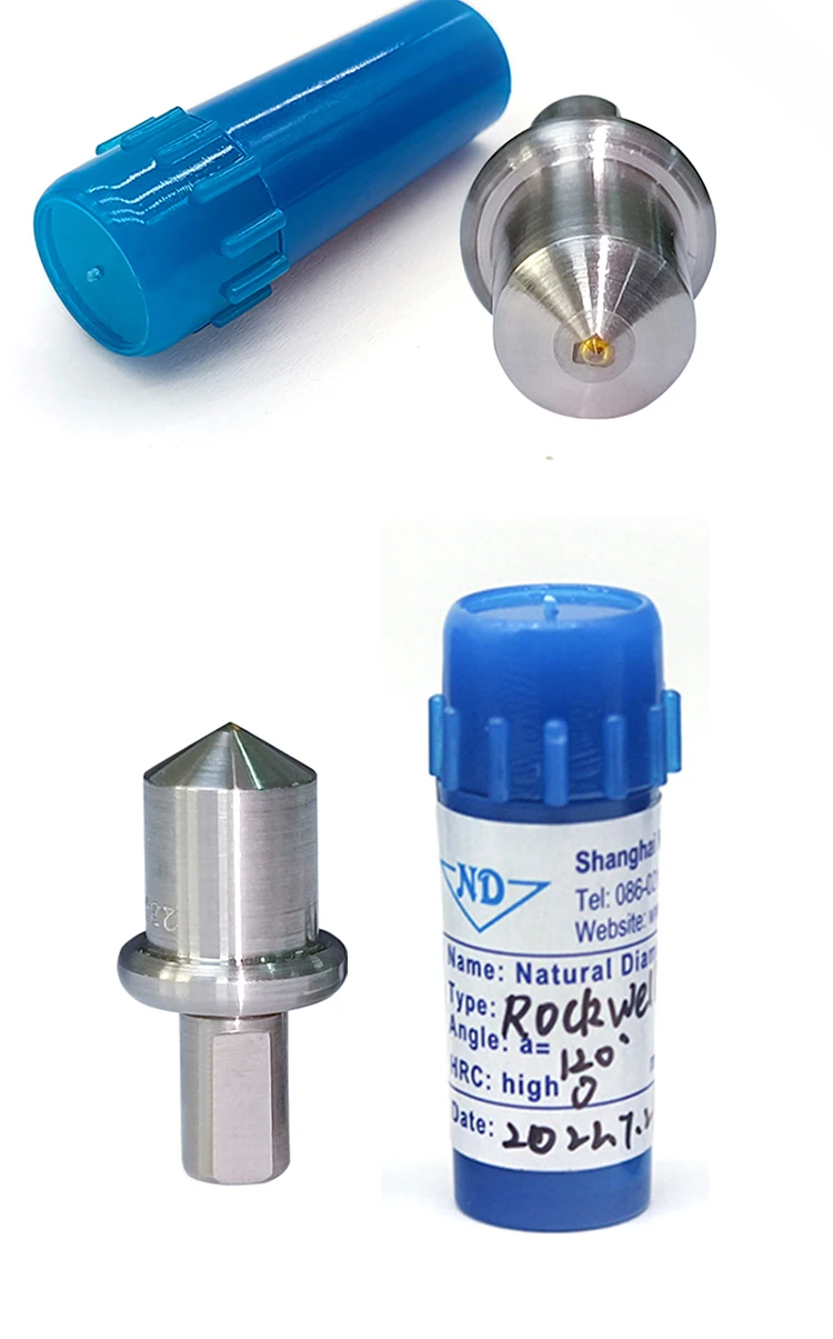 120degree Natural Diamond Indenter Hardness Testing Rockwell Indenter ...