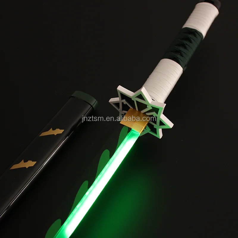 Luminescent Demon Slayer Katana Sword - Safe Wooden Bamboo