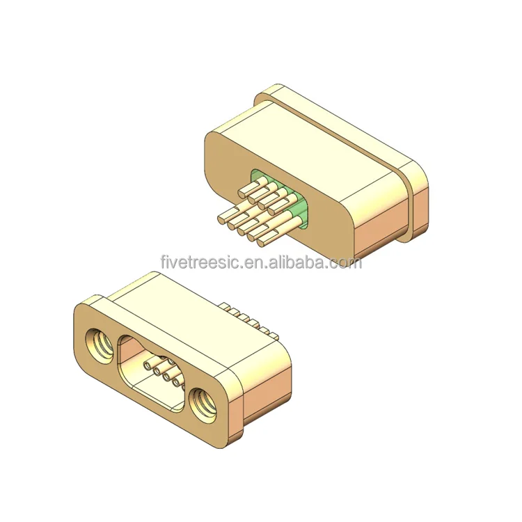Glass Sintered Hermetic Electrical Connector J63a-2m1-021-q1 J63/j63a ...