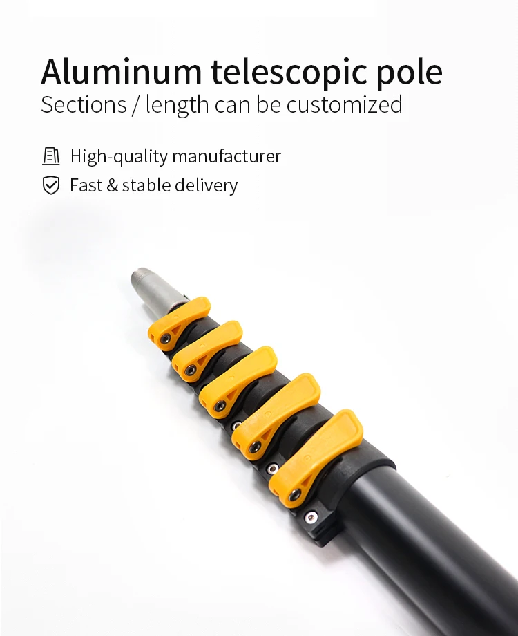 Aluminum Telescopic Rod For Long Pole - Buy Telescopic Rod,Telescopic ...