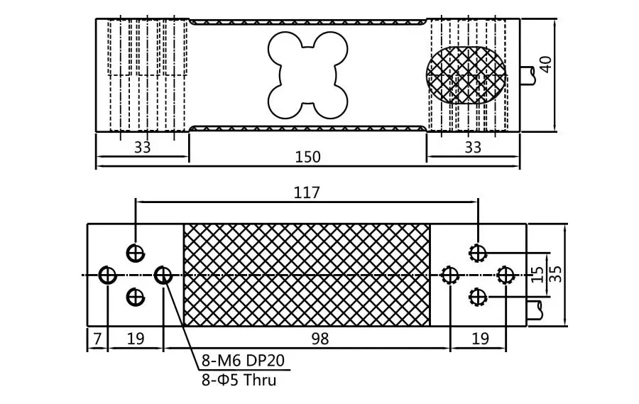 2024 Single Point Load Cell 3kg 5kg 6kg 10kg 15kg 20kg 30kg 40kg 50kg ...