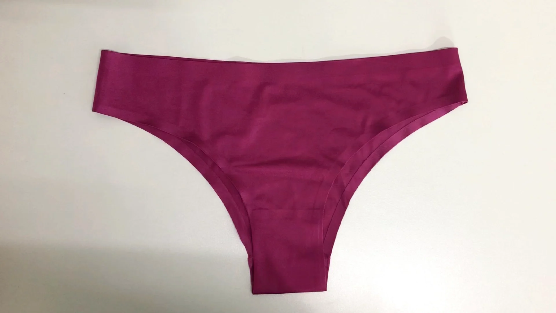 Wholesale Seamless Sexy T-back Womens Ice Silk Underwear Panties Ladies ...