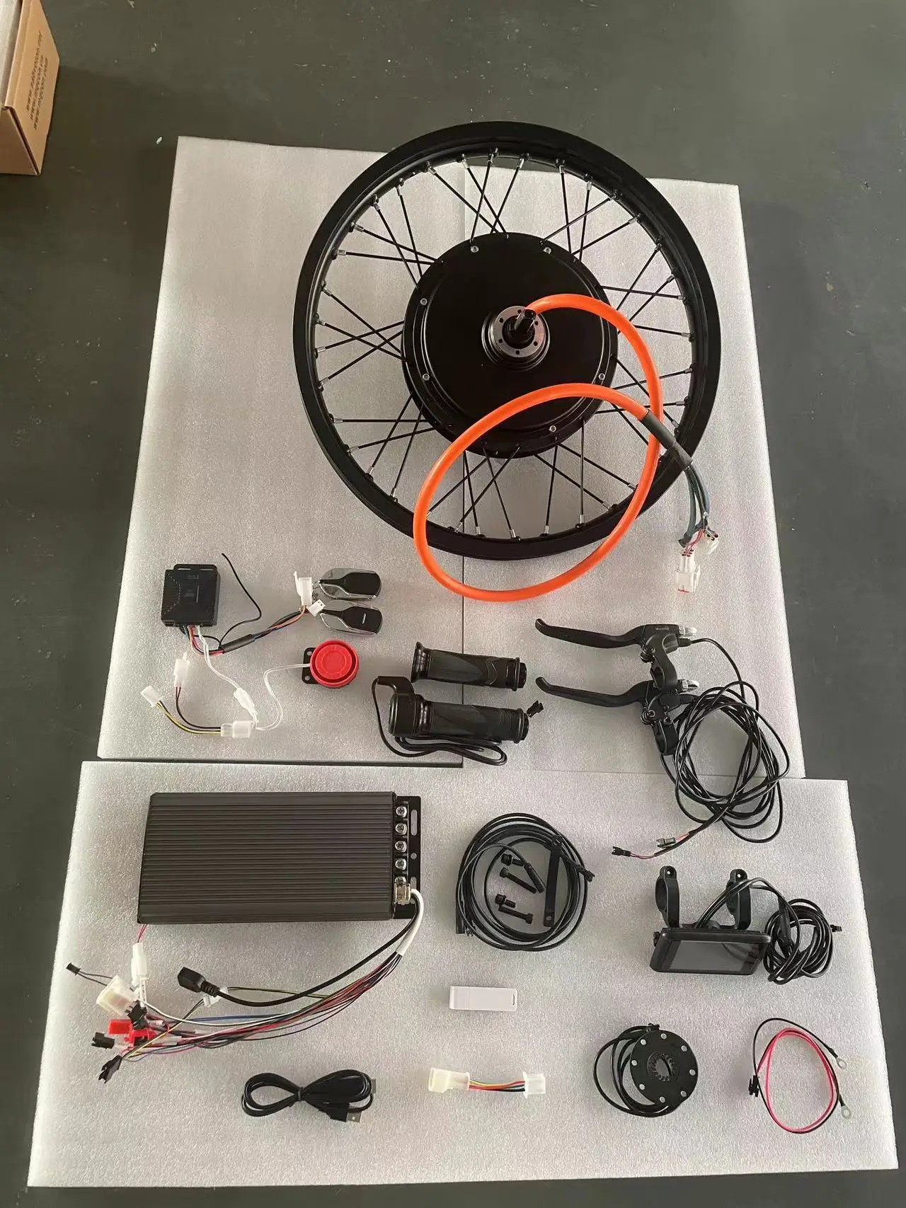 QS V3 205 72V 5000W Electric Conversion Kits for MTB Bikes