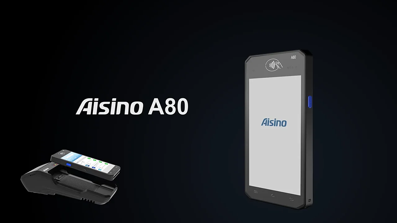 5" High-definition Touchscreen Android Minipos Aisino A80 Android Pos ...