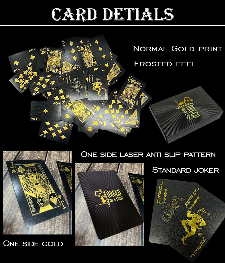 Personalized Pvc Plastic Waterproof Deck Poker Game Cards With Logo ...