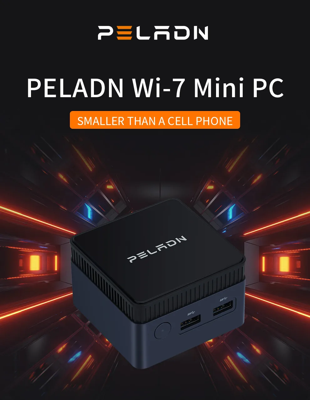 Peladn Ultra Low Power Mini PC CPU Intel Alder Lake-N N100 Mini PC Wifi ...